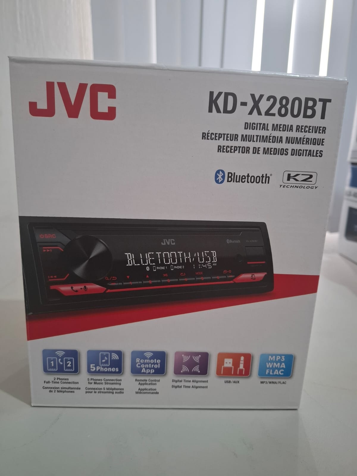 Autoestéreo JVC mod KD-X280BT – Import Audio